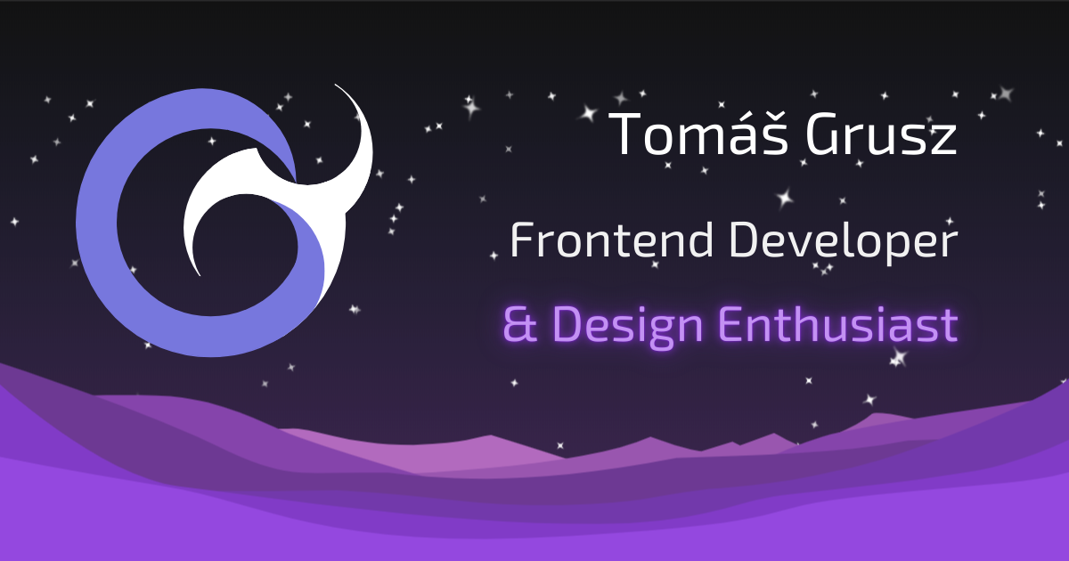 Tomas Grusz - Frontend Web Developer